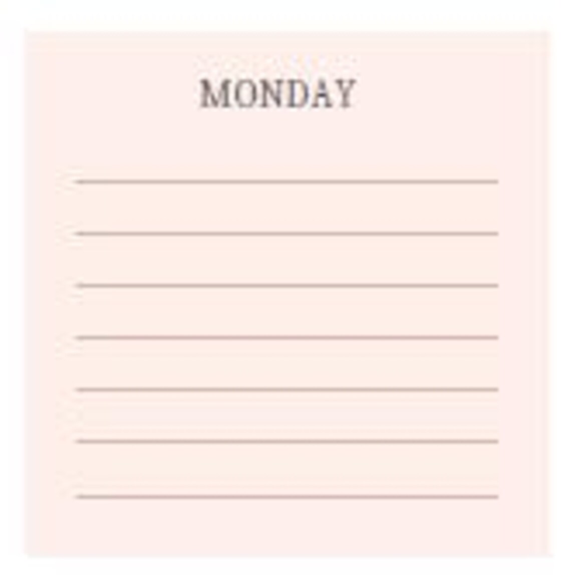 Weekly Planner Printable: Notes & Quote Section (digital Download) - Etsy
