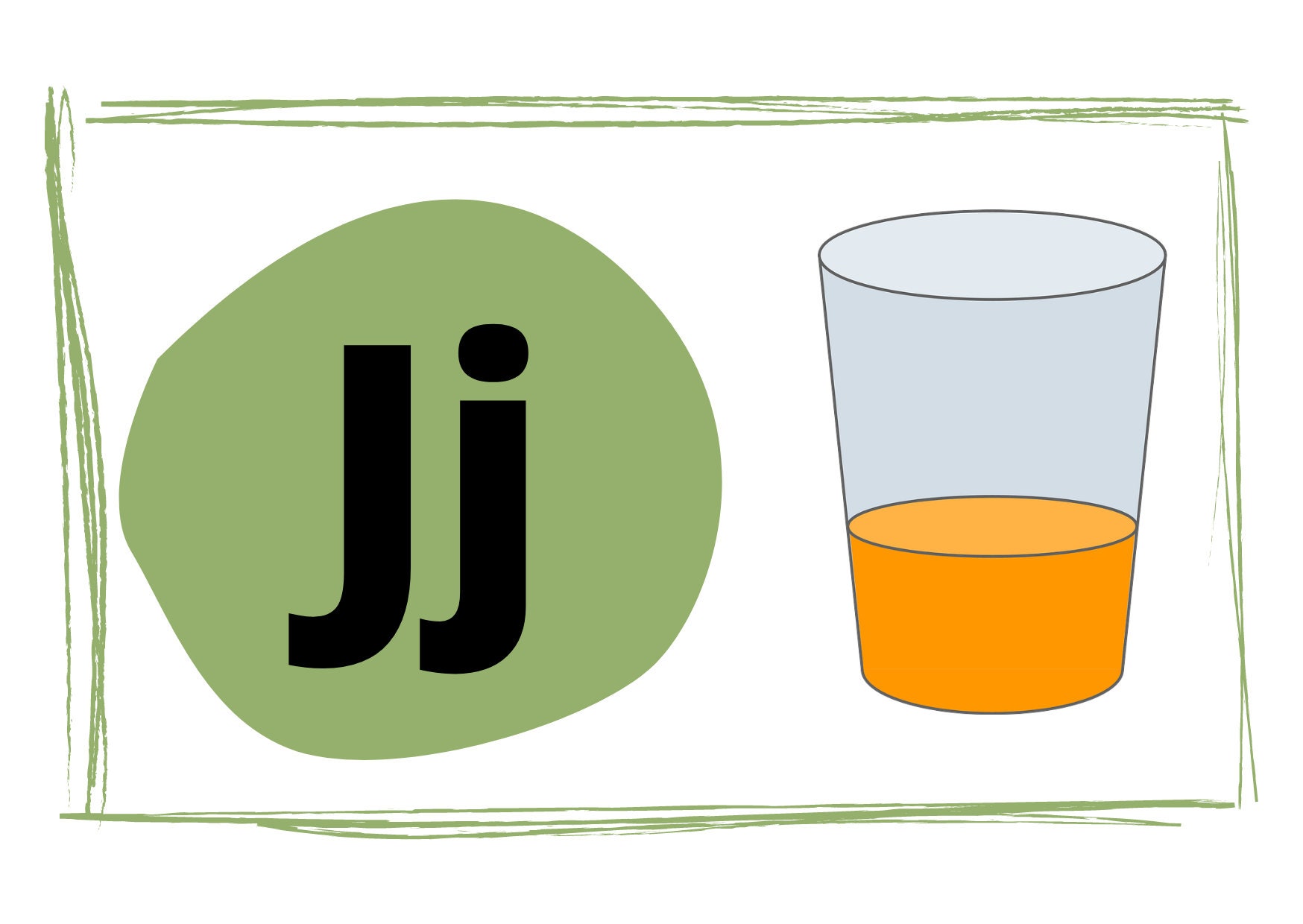 English Alphabet Flashcards landscape - Etsy