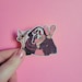 Ghostface Scream Cute Pink Sticker - Etsy