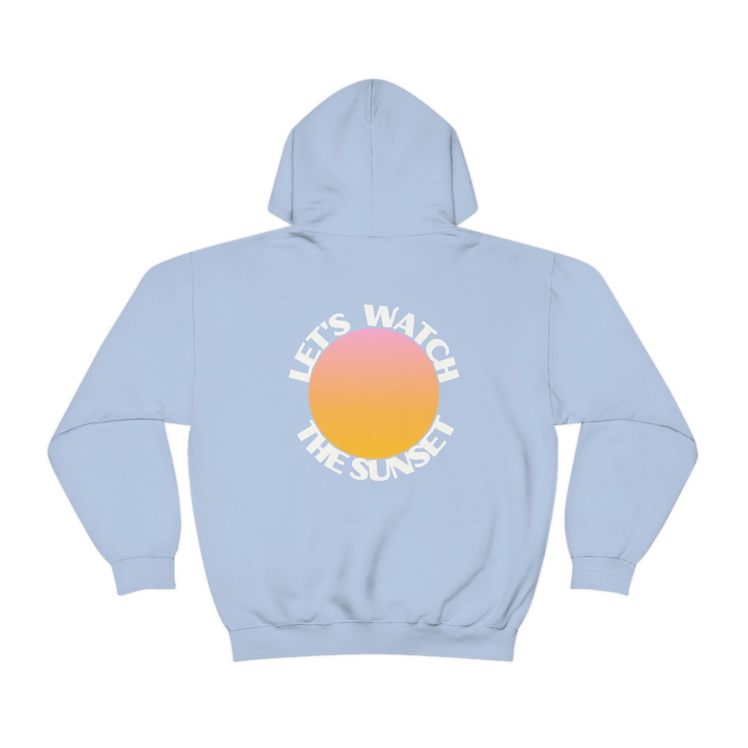 Let's Watch the Sunset Summer Graphic Unisex Hoodie - Etsy