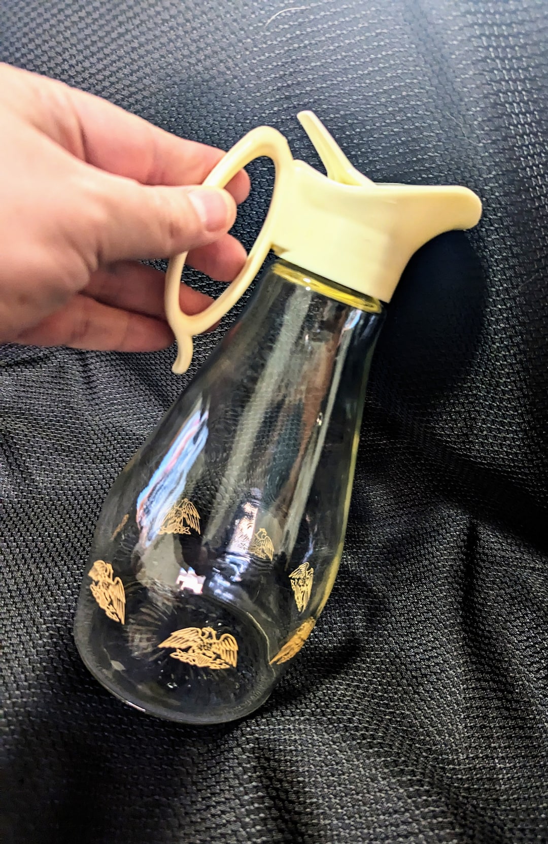 Vintage Glass Log Cabin Syrup Bottle With Pour Spout 70s - Etsy