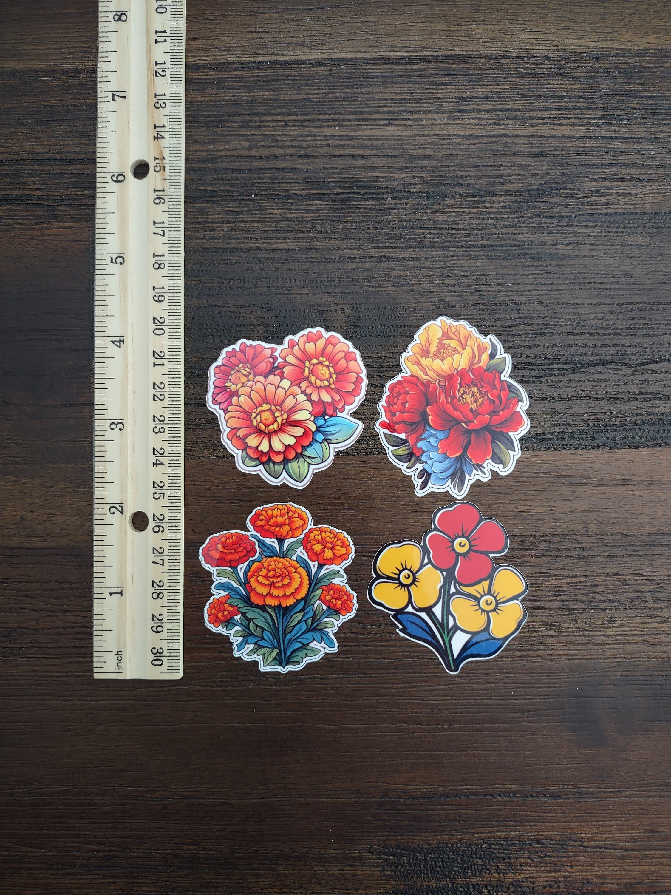 11 Pack Flower Stickers Aesthetic Laptop Phone Planner - Etsy