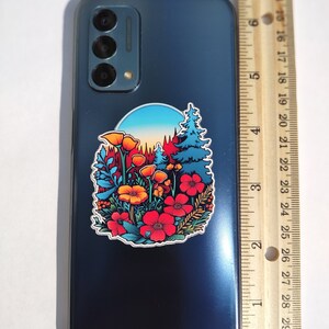 8 Pack Flower Stickers | Aesthetic Laptop, Phone, Planner, Scrapbook ...