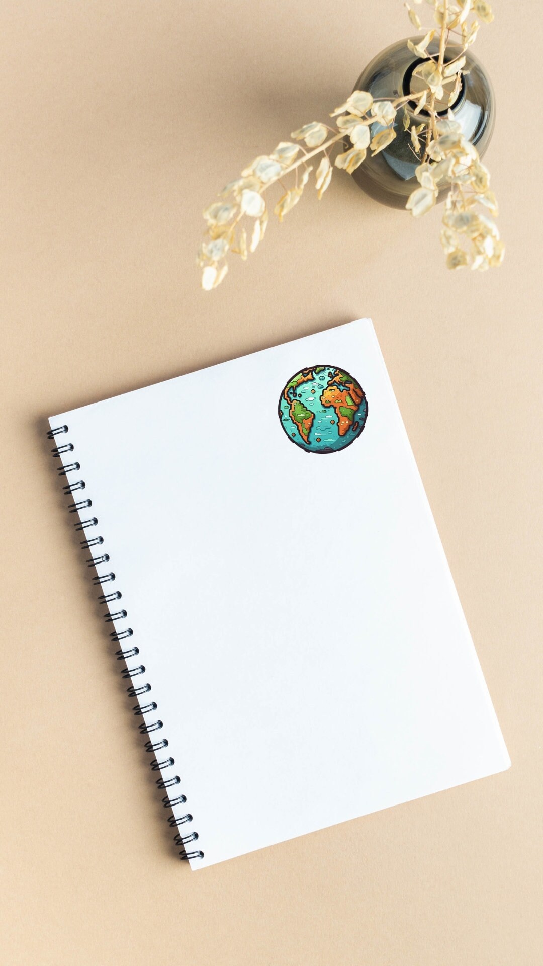 2 Pack Pixel Earth Sticker Pixel Art Planet Earth Sticker Earth Day - Etsy