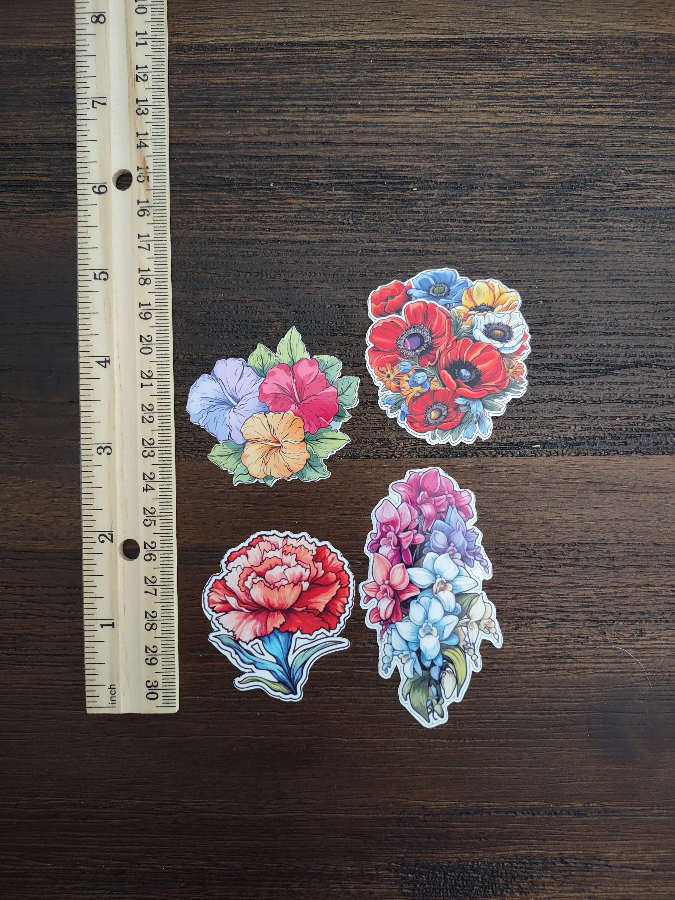11 Pack Flower Stickers Aesthetic Laptop Phone Planner - Etsy
