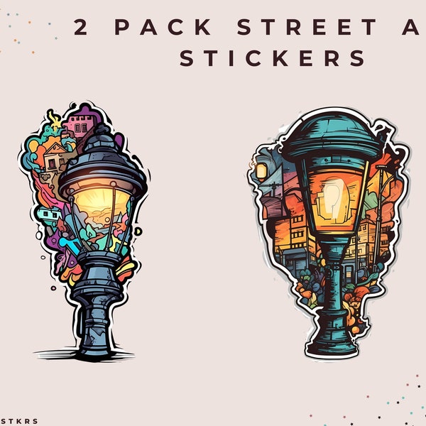 Street Lamp Decal - Etsy