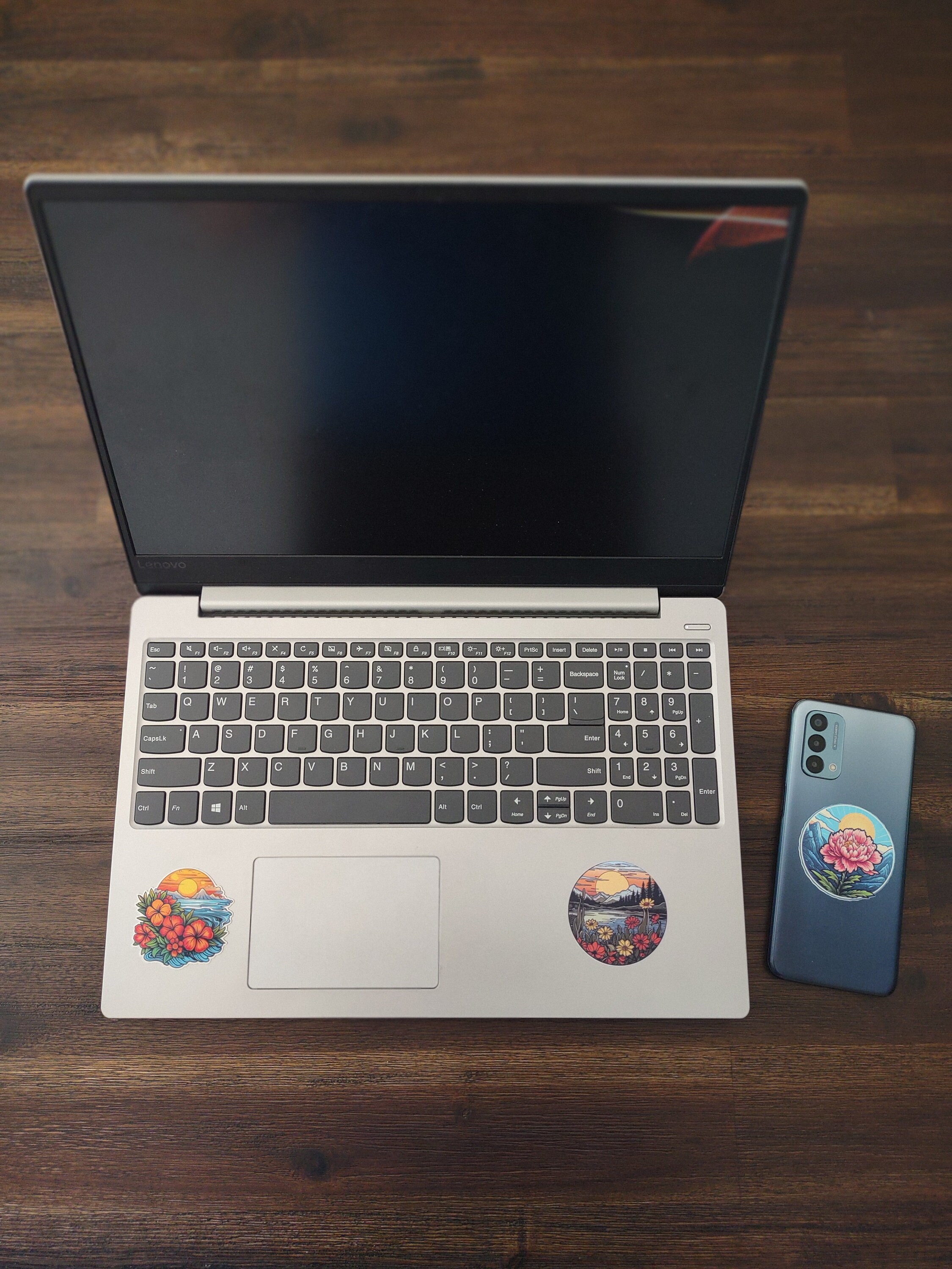 8 Pack Flower Stickers Aesthetic Laptop, Phone, Planner, Scrapbook ...