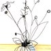 Poppy Wire Flowers Bouquet From Five Flowers/ Wire Office Decoration ...