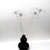Peony Wire Flowers Bouquet From Three Flowers/ Decorative Wirework/ Home Wire Decoration/ 3D ...