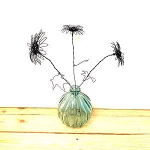 Gerber Flower Wire Flowers Bouquet From Three Flowers/ Decorative Wirework / Home Wire ...