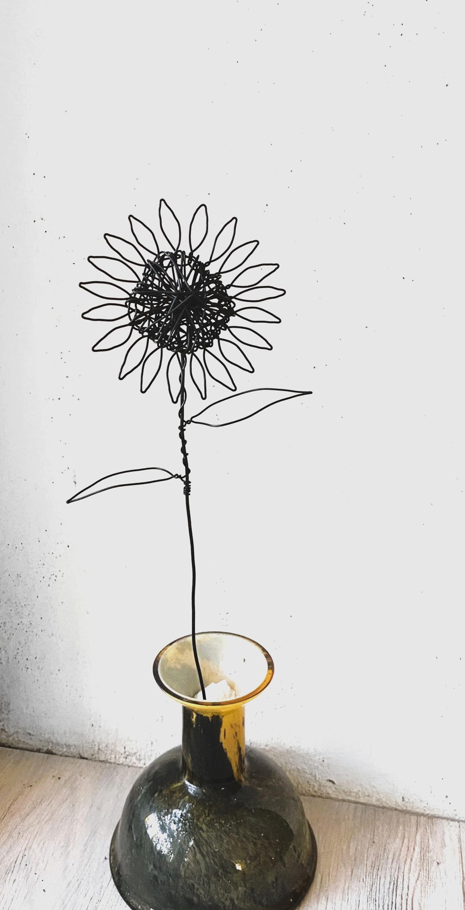 Wire Sunflower: Handmade Home Decor, Valentine Gift - Etsy