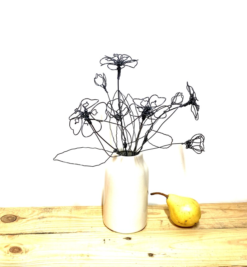 Handmade Wire Flower Bouquet: Primrose February Birth Flower Art - Etsy