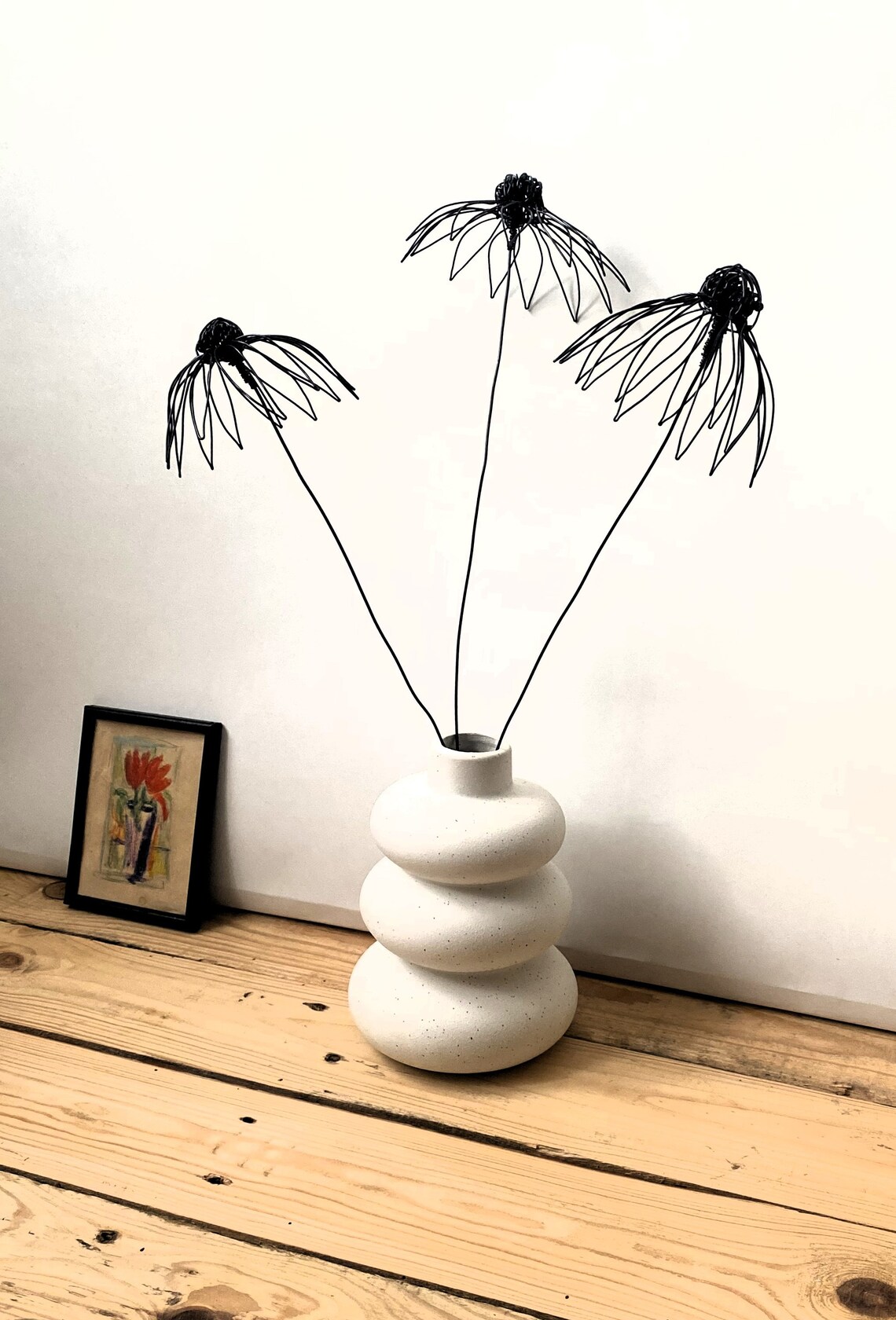 Echinacea Wire Flowers Bouquet From Three Flowers/ Wire Office ...