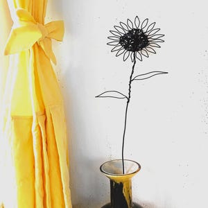 Wire Sunflower Flower/ Sunflower Flower Gift/ Home Decoration ...