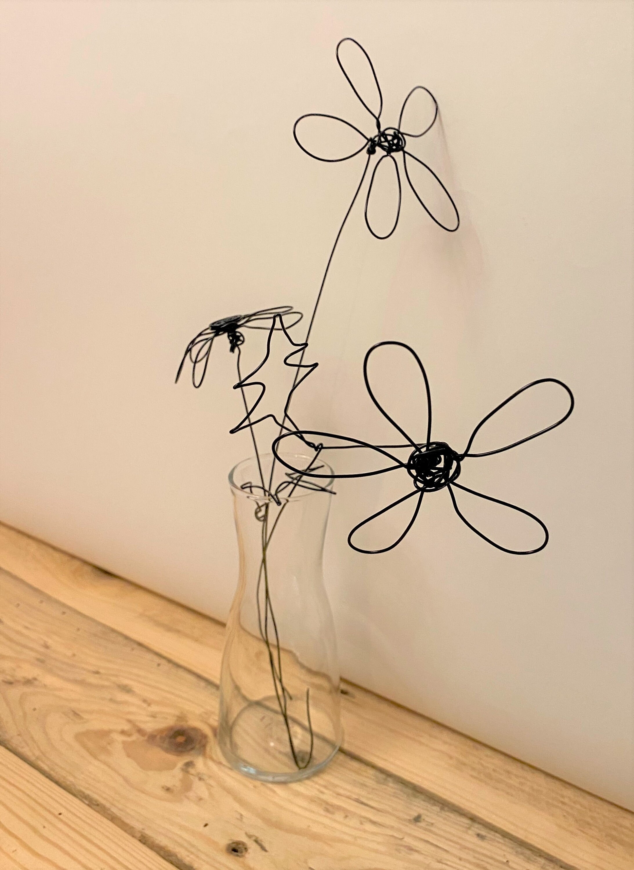 Daisy Wire Flowers Bouquet From Three Flowers/marguerite - Etsy