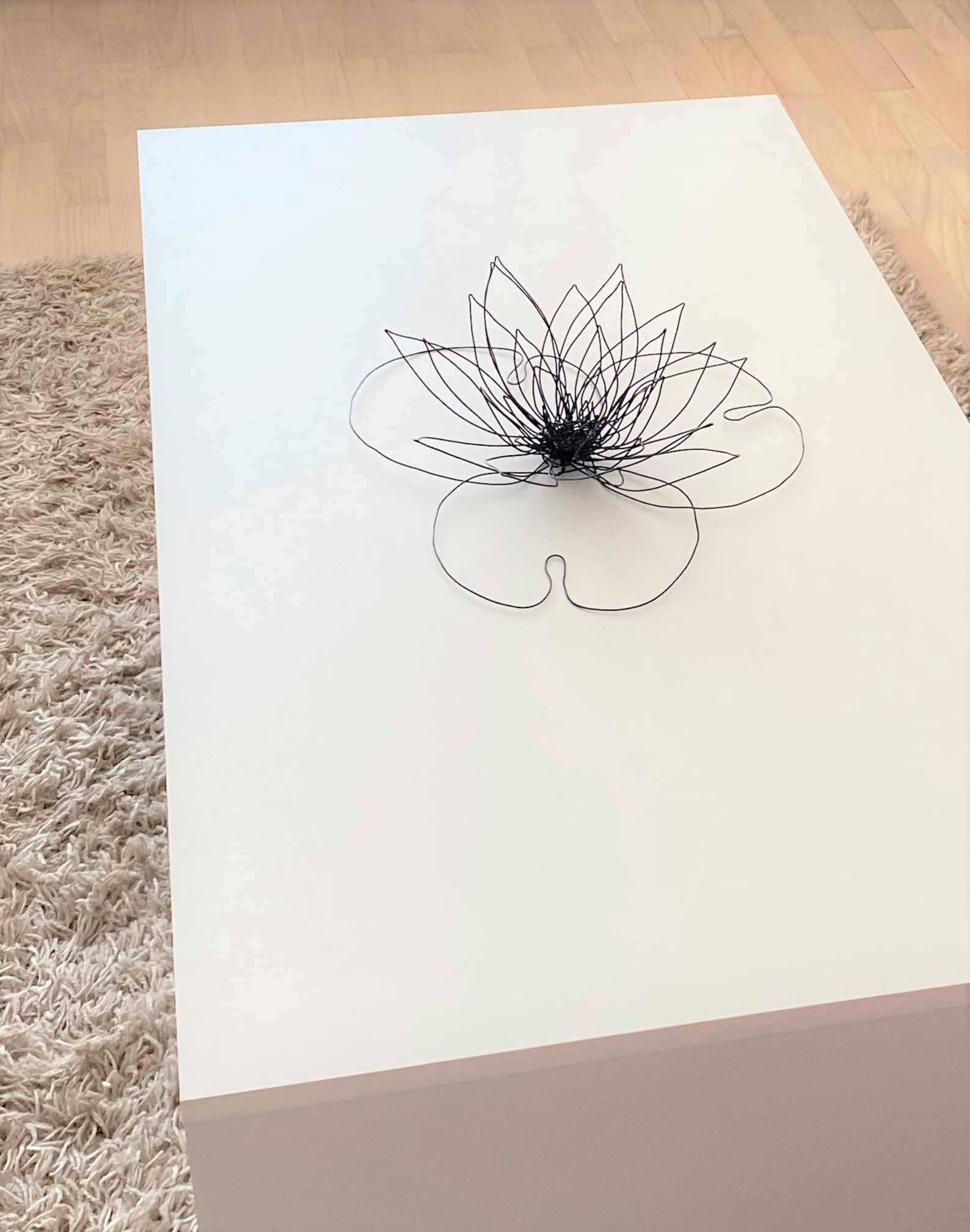 Water Lily Wire / Lotus Wire Flower / Wire Office Decoration/ - Etsy