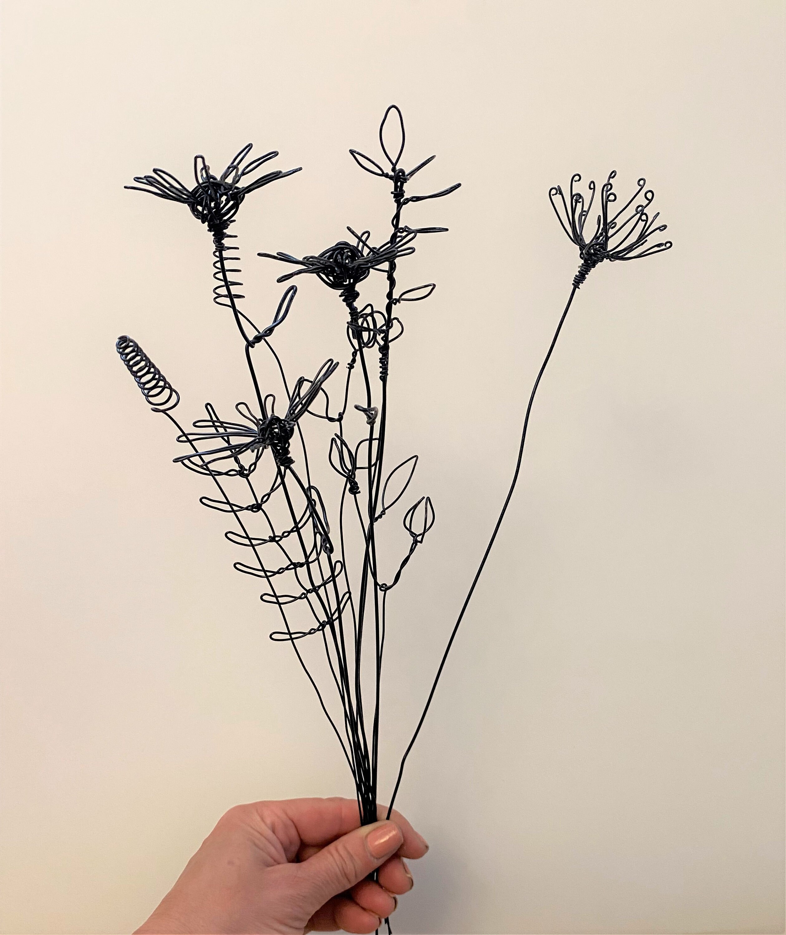 Mini Wild Wire Flowers Bouquet From Eleven Flowers/ Decorative - Etsy