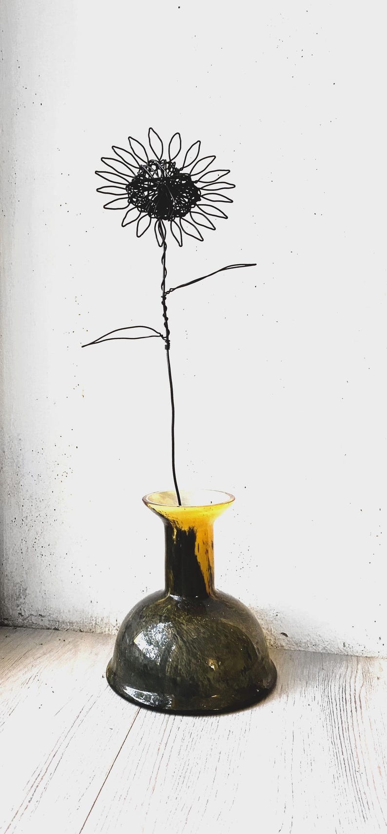 Wire Sunflower: Handmade Home Decor, Valentine Gift - Etsy