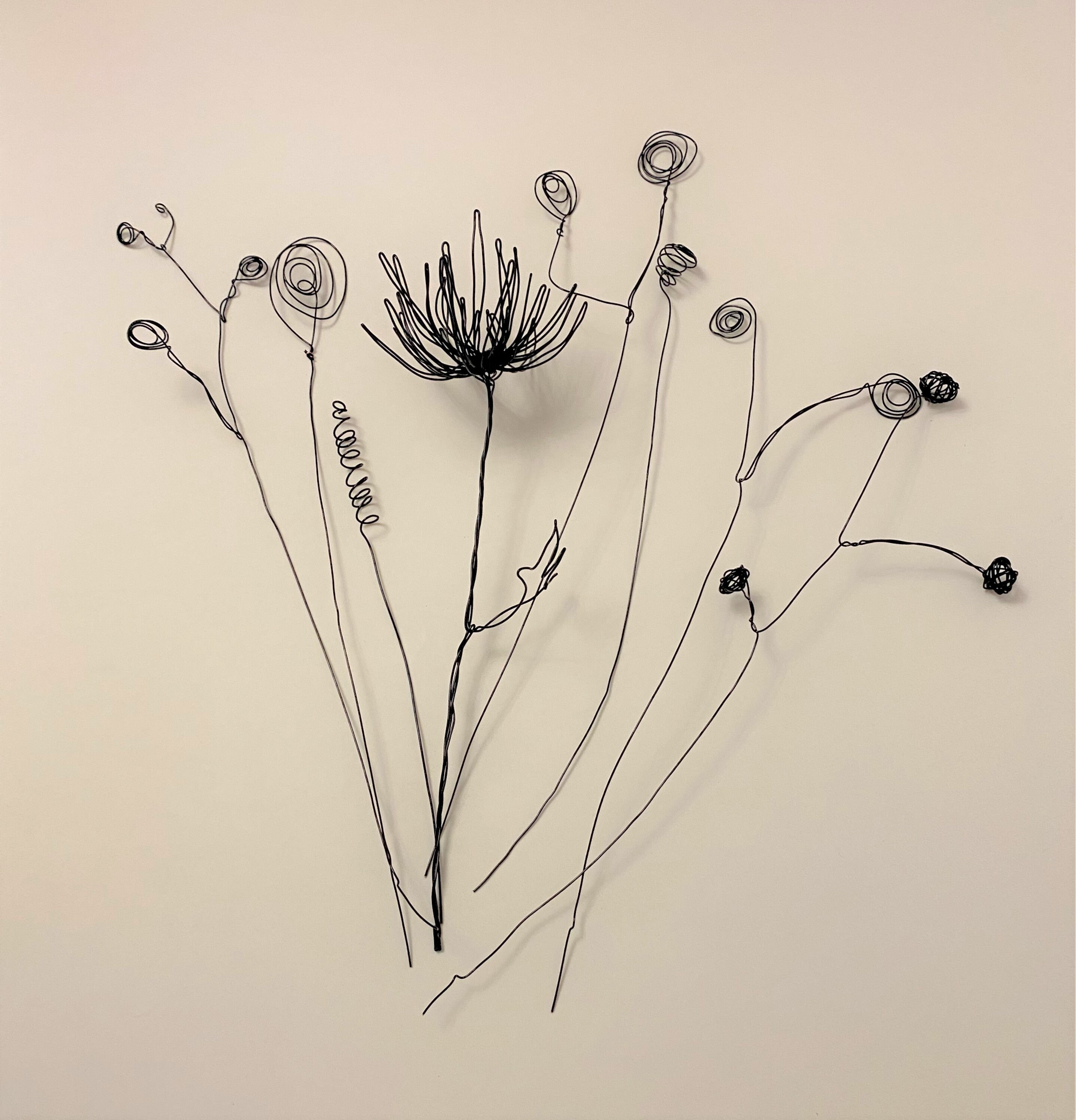 Chrysanthemum Wire Flowers Bouquet From Eight Flowers/ Wire - Etsy