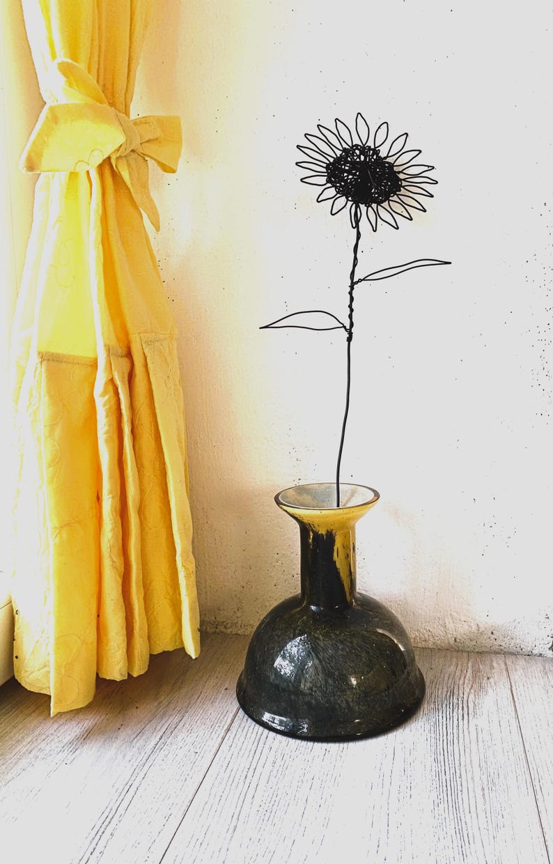 Wire Sunflower: Handmade Home Decor, Valentine Gift - Etsy