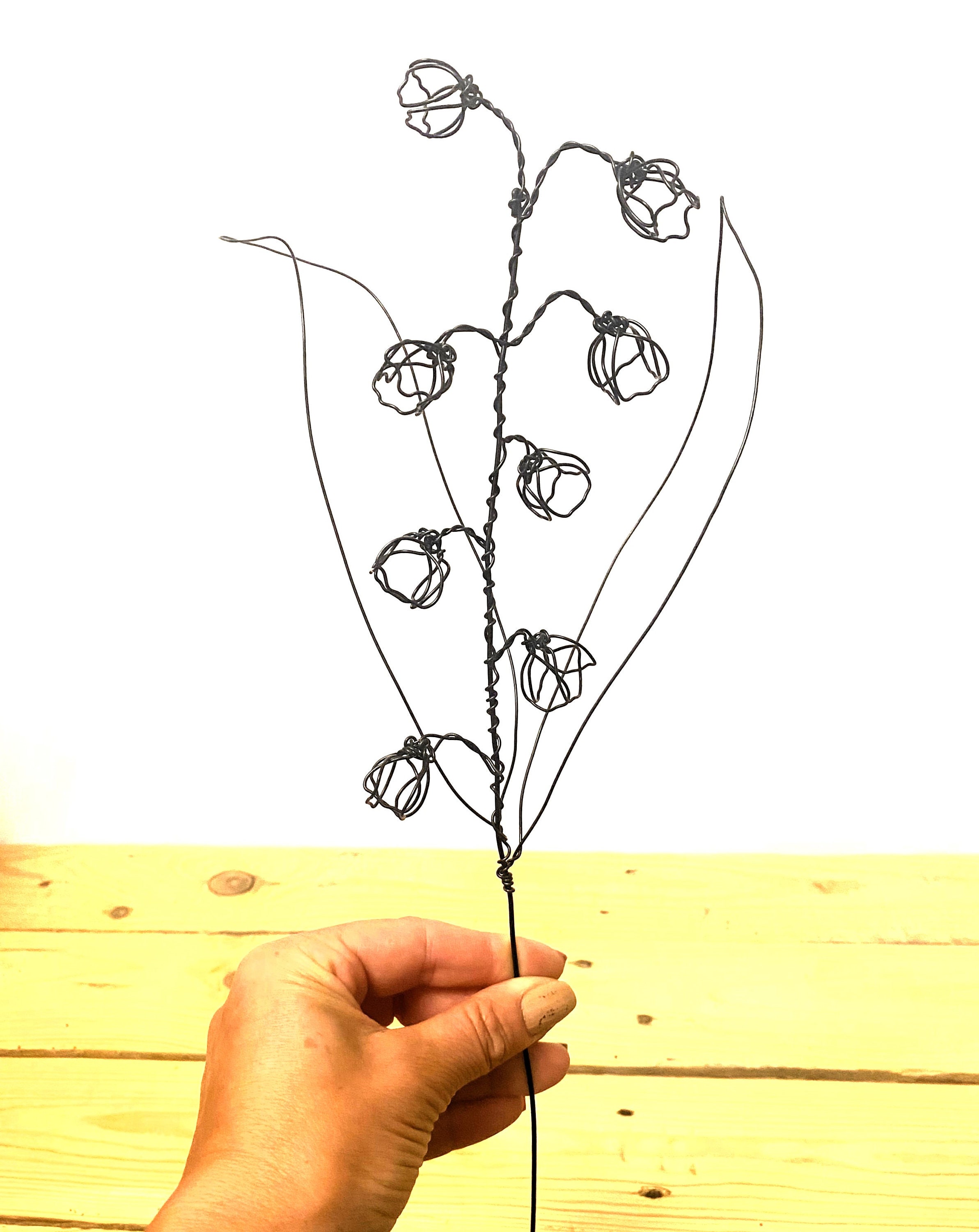Lily of the Valley Wire Flower / Wire Art Flower Gift/ Home Decoration ...