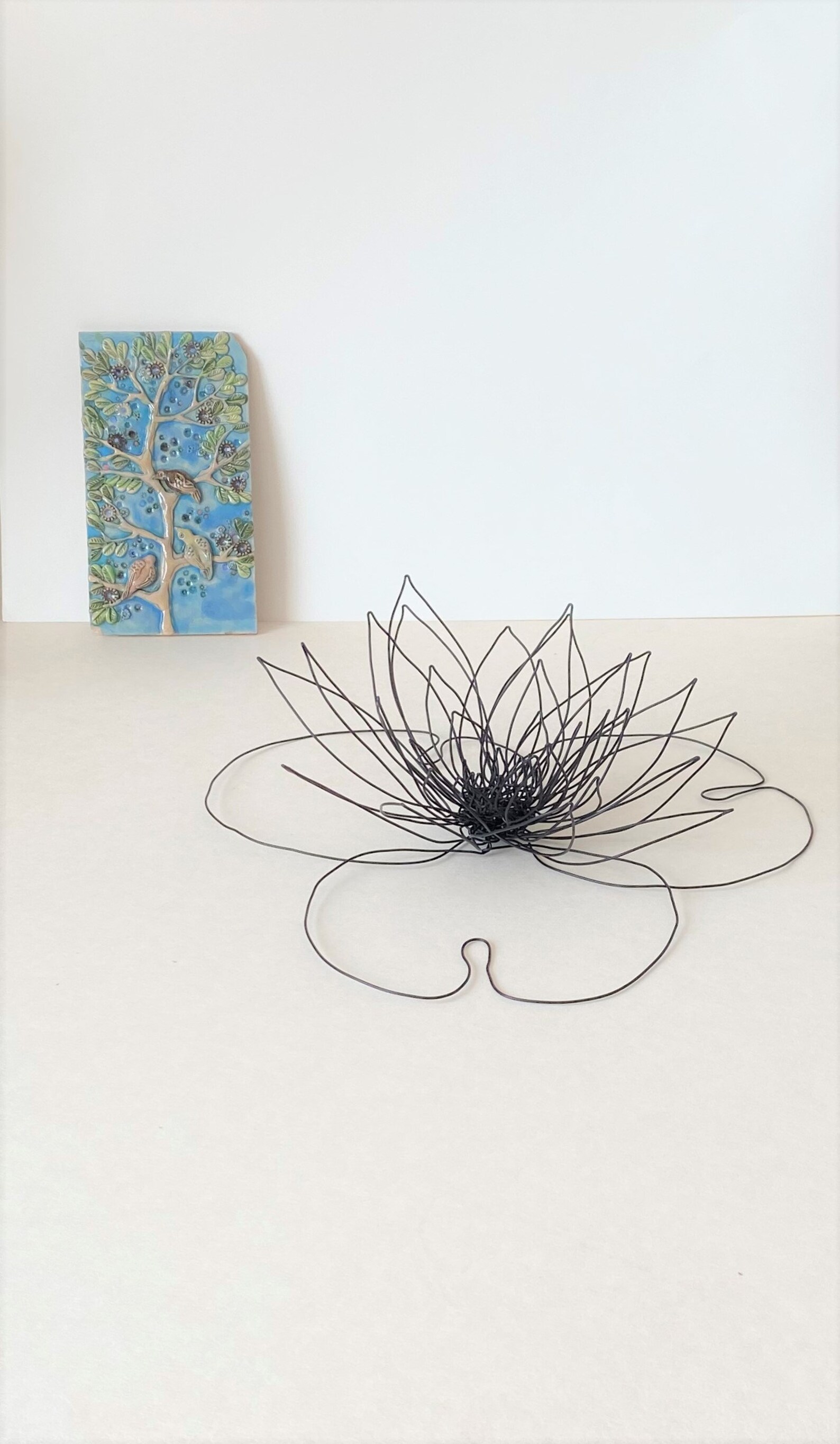 Water Lily Wire / Lotus Wire Flower / Wire Office Decoration/ - Etsy