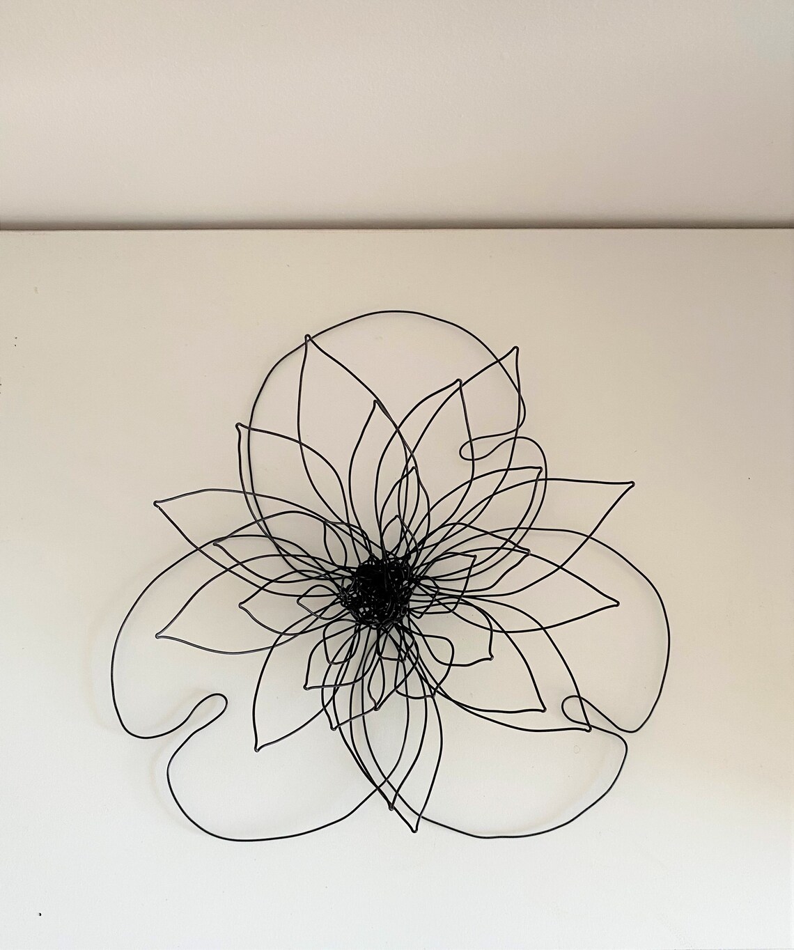 Water Lily Wire / Lotus Wire Flower / Wire Office Decoration/ - Etsy