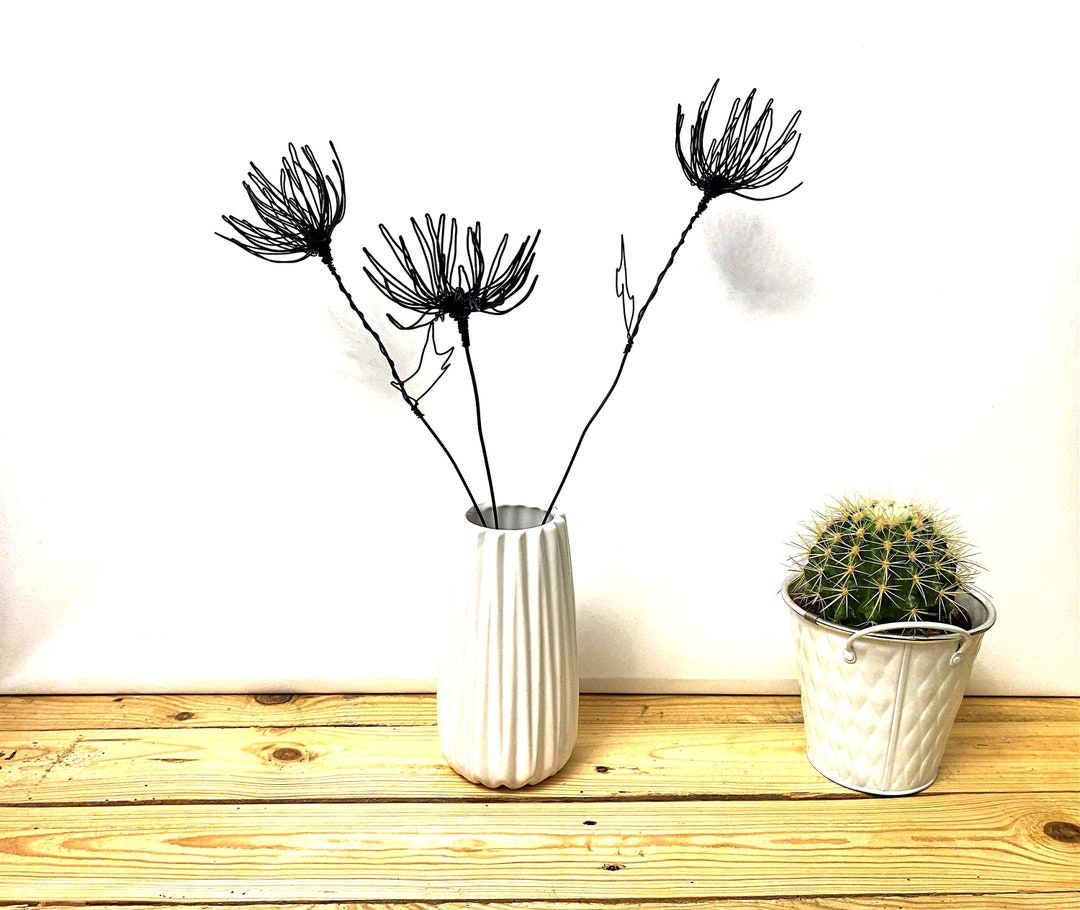 Chrysanthemum Wire Flowers Bouquet From Three Flowers/ Wire Office ...