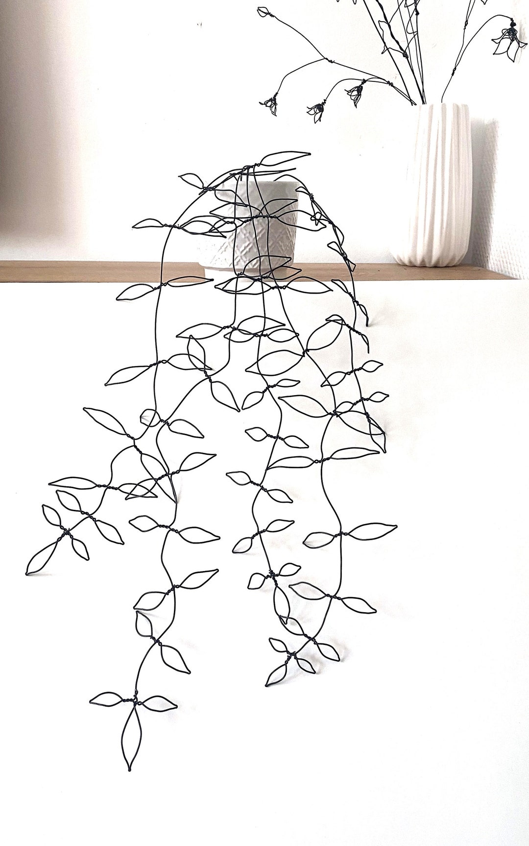 Eucalyptus Wire Flower/hanging Wire Plants Flower / Wire Office ...
