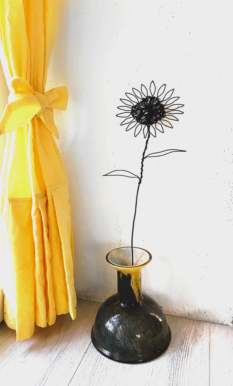 Wire Sunflower Flower/ Sunflower Flower Gift/ Home Decoration ...