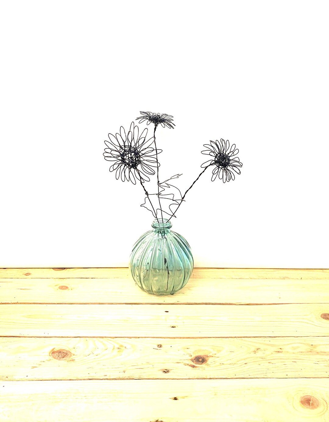 Gerber Flower Wire Flowers Bouquet From Three Flowers/ Decorative Wirework / Home Wire ...