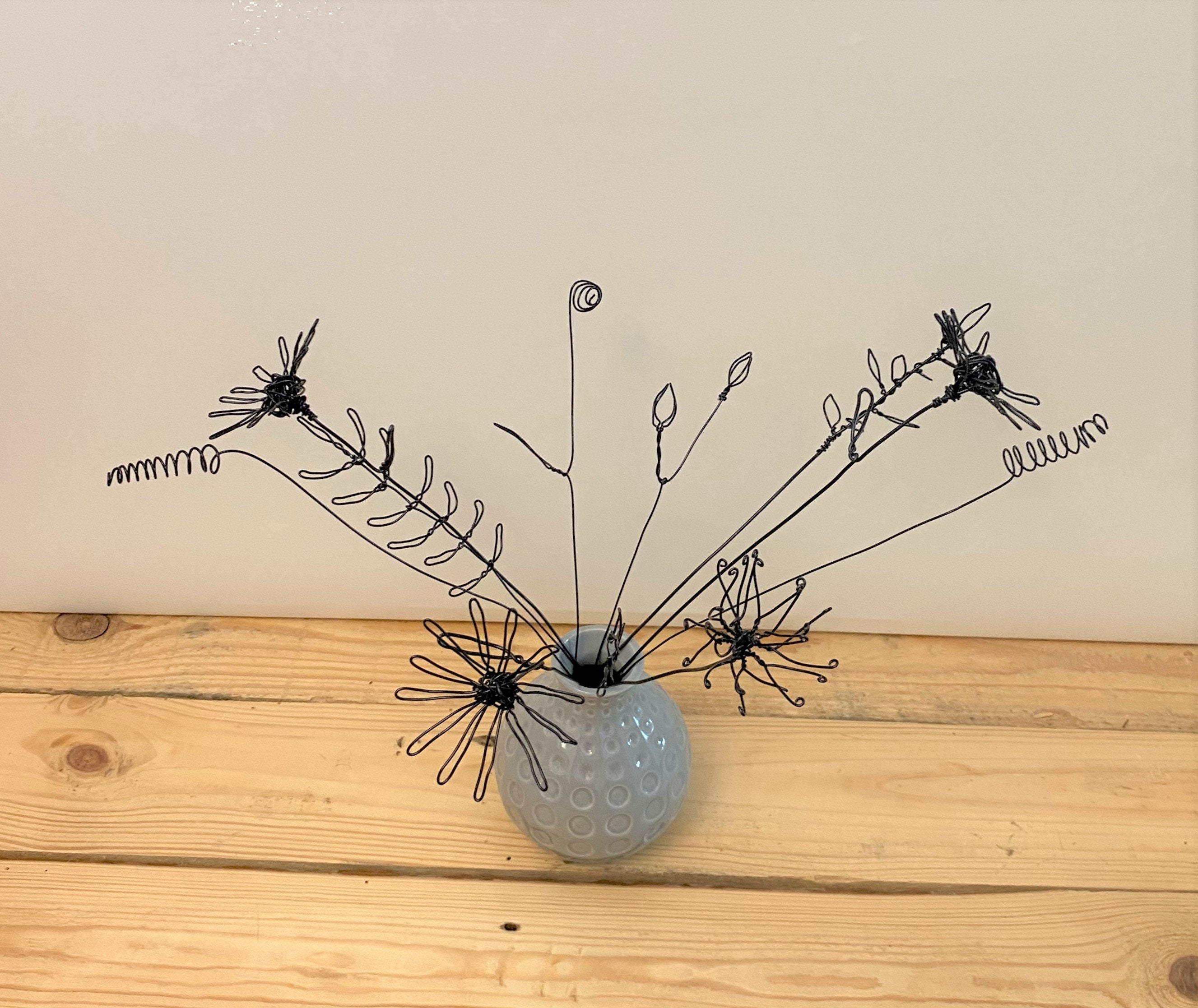 Mini Wild Wire Flowers Bouquet From Eleven Flowers/ Decorative - Etsy