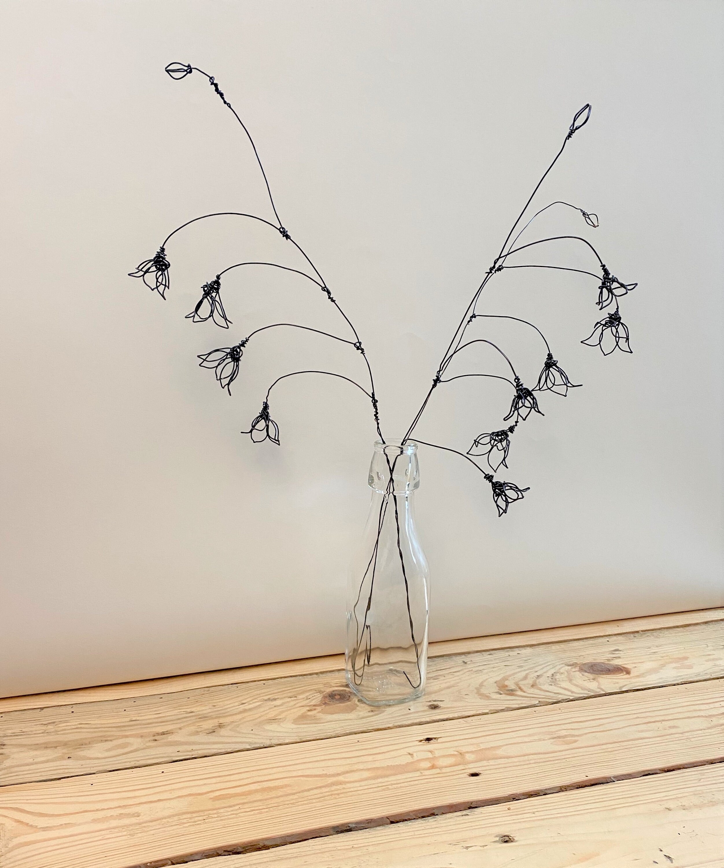 Bell Flower Wire Flowers Bouquet From Three Flowers/ Wire - Etsy