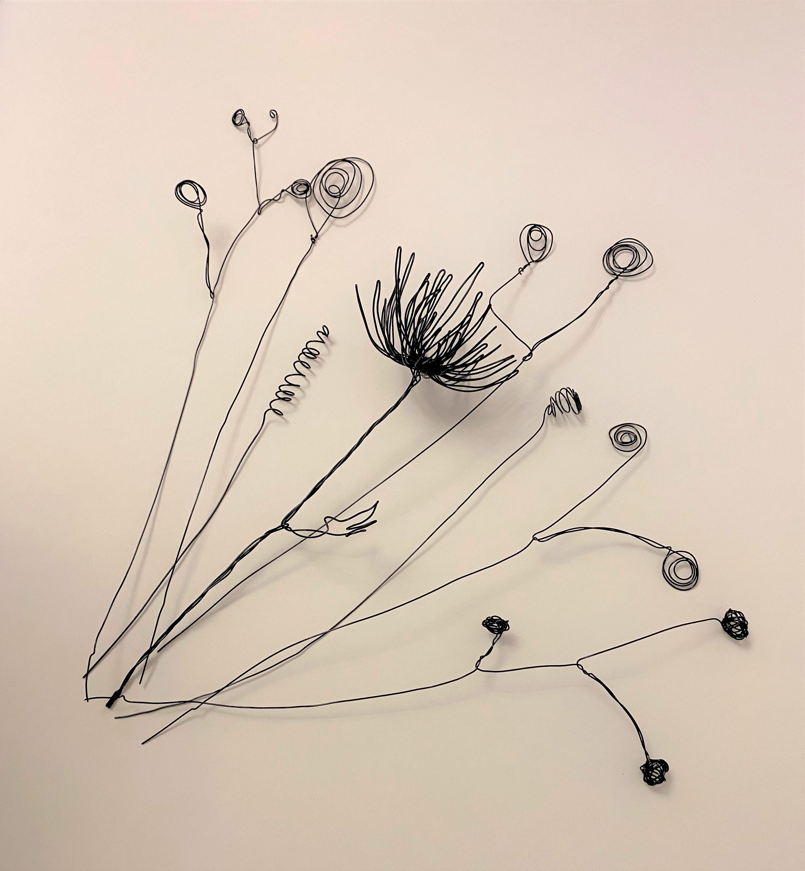 Chrysanthemum Wire Flowers Bouquet From Eight Flowers/ Wire - Etsy