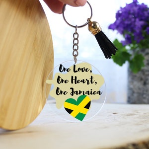 Country Flags & Sayings: Custom Acrylic Keychains Personalized Keychain ...