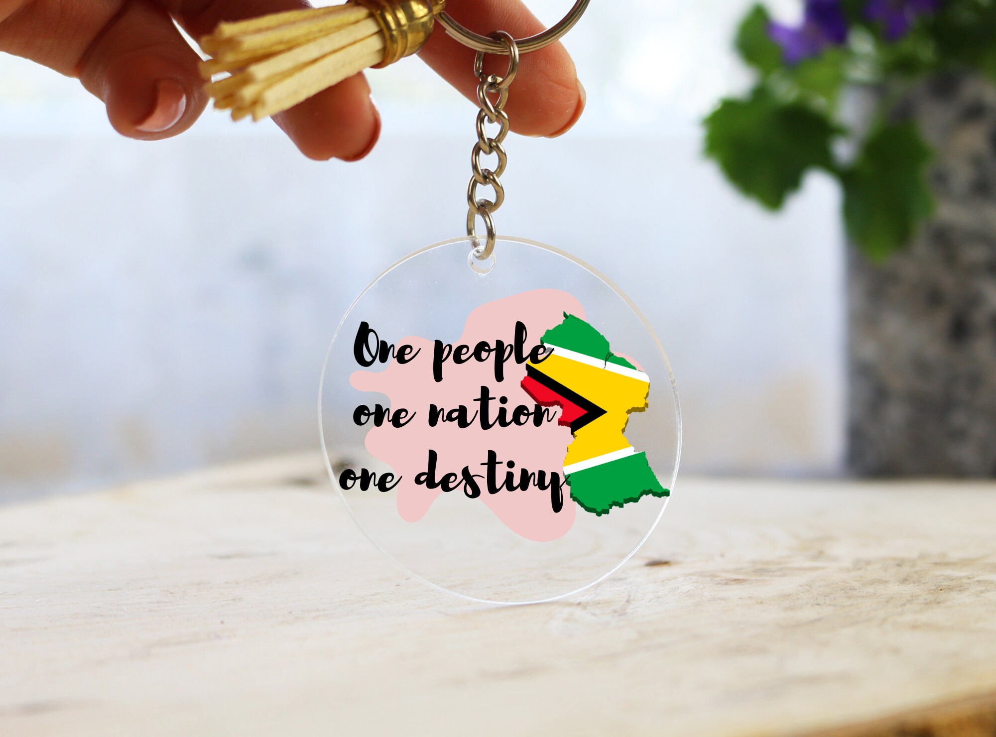 Minimum 4 Order - Country Flags & Sayings: Custom Acrylic Keychains ...