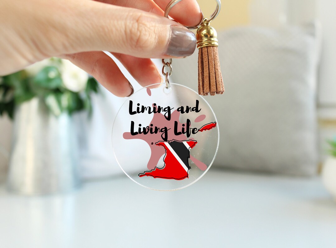 Country Flags & Sayings: Custom Acrylic Keychains Personalized Keychain ...