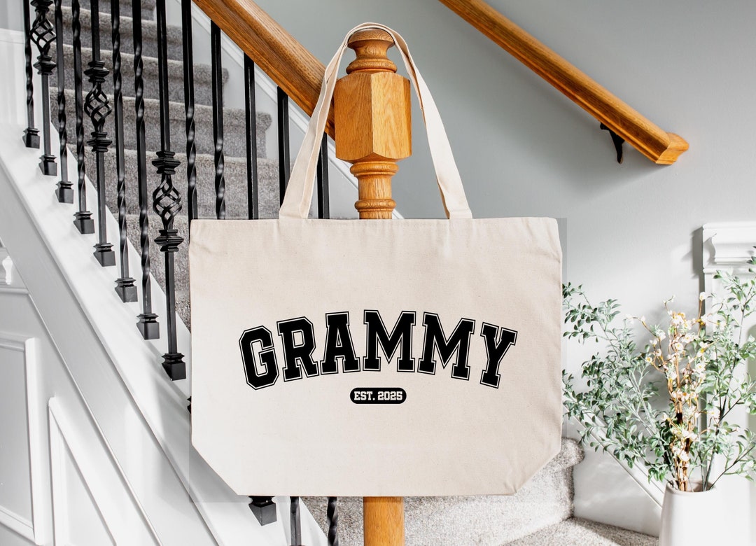 Personalized Grammy Tote Bag, Custom Grammy Tote Bag, Grammy Gifts ...