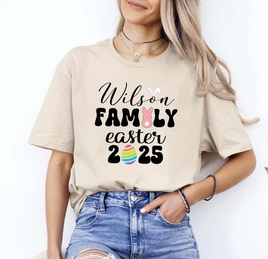 Custom Family Easter Shirt, Custom Easter Shirt, Personalized Easter ...