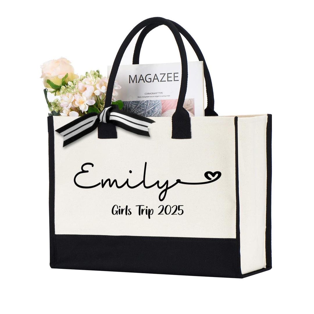 Custom Girls Trip Tote Bag, Girls Trip Gifts, Girls Trip Totes, Girls ...