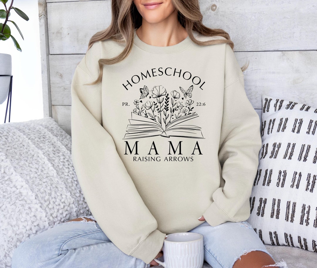 Homeschool Mama Sweatshirt, Homeschool Planner, Homeschool Mom Shirt ...