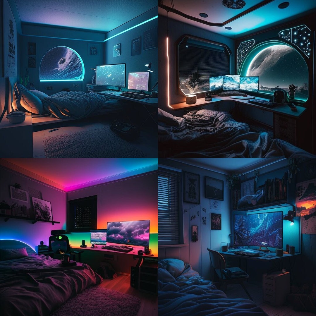 Custom Wallpapers for Pc/mobile With Midjourney - Etsy