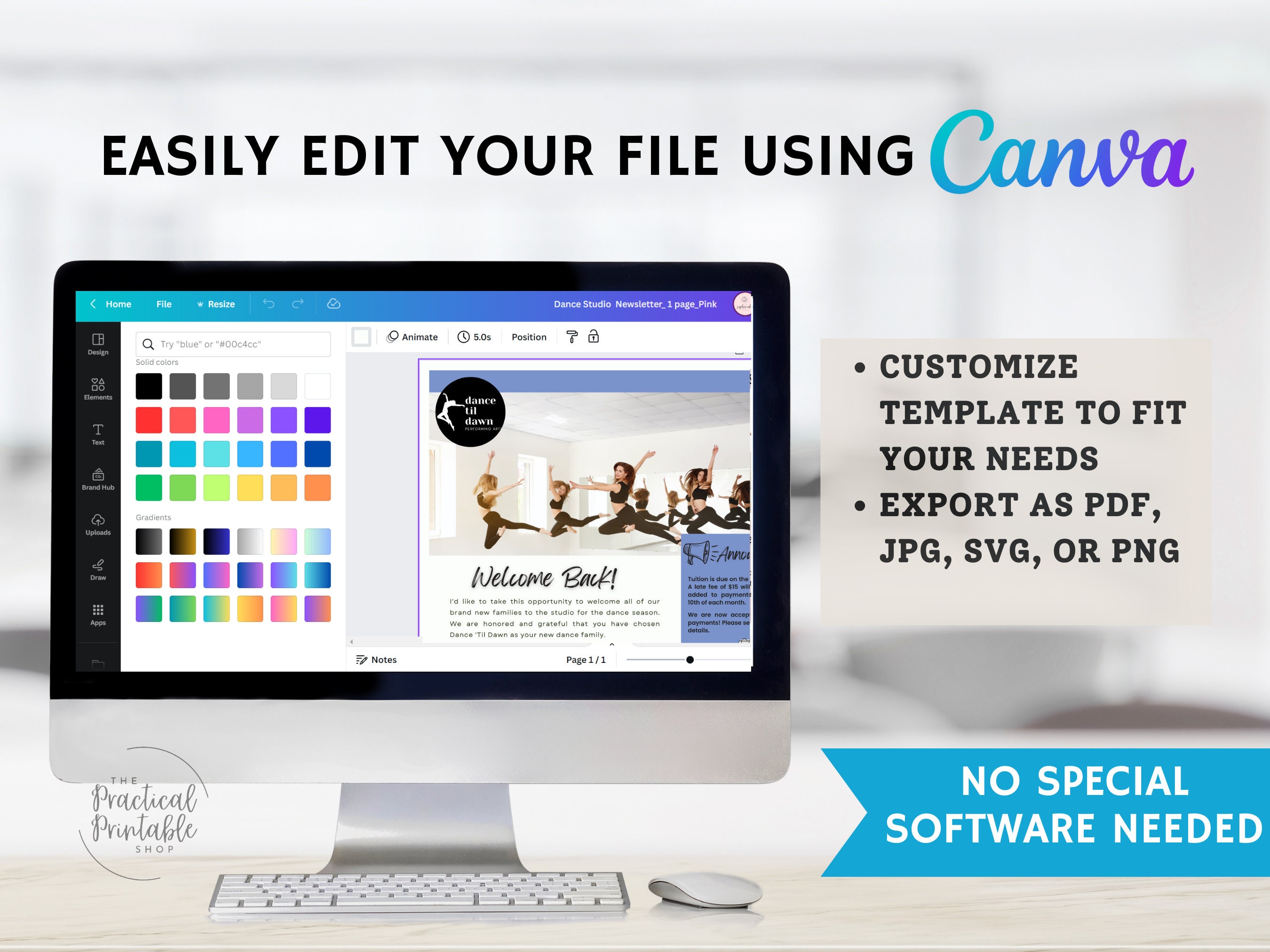 SOCCER NEWSLETTER Editable Canva Template | Soccer Team Email | Soccer ...