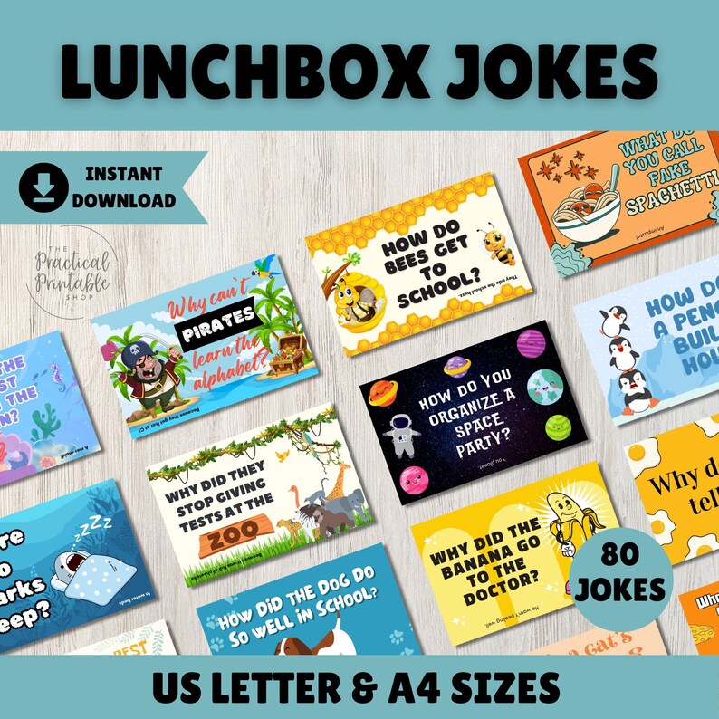 LUNCHBOX JOKES | Lunchbox Notes | Printable Lunchbox Notes | Back to ...