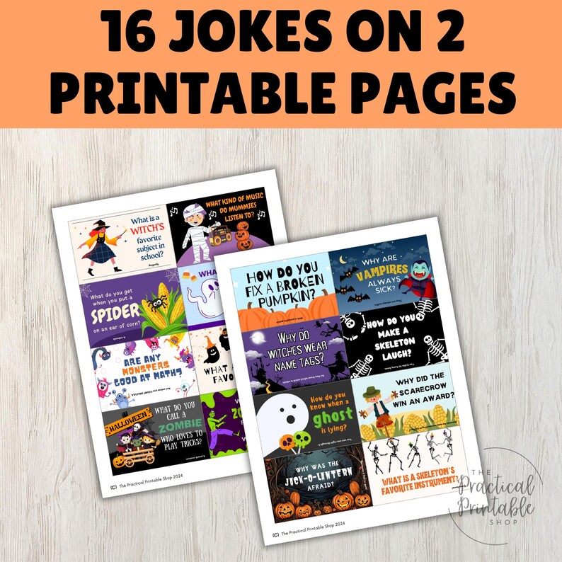 HALLOWEEN LUNCHBOX JOKES | Halloween Lunchbox Notes | Printable ...