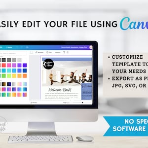 DANCE STUDIO NEWSLETTER Editable Canva Template | Dance School Email ...