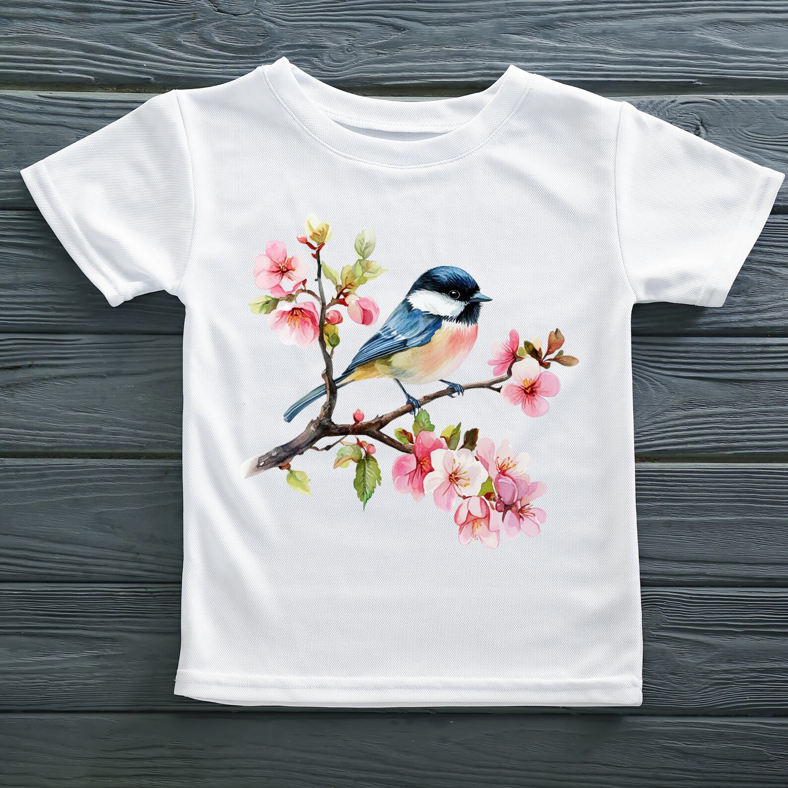Chickadee Bird Watercolor Painting, Chickadee Printable Wall Art ...