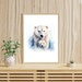Mother and Baby Polar Bear Printable Art, Watercolor Bear Print Art ...