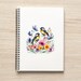 Spring Birds Watercolor Printable Wall Art, Floral Birds, Birds With ...