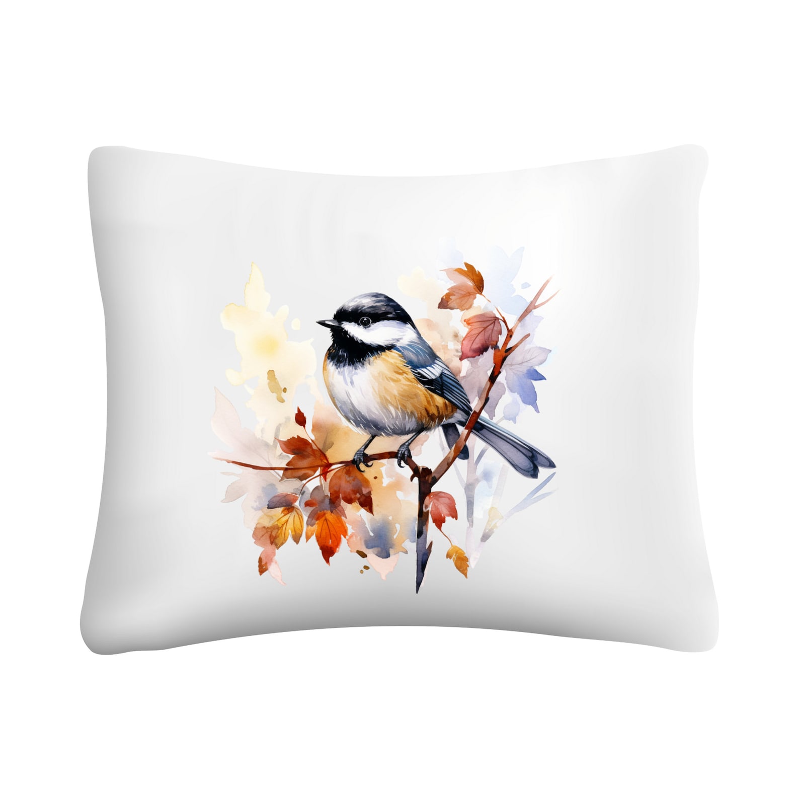 Chickadee Bird Watercolor Painting, Chickadee Printable Wall Art ...